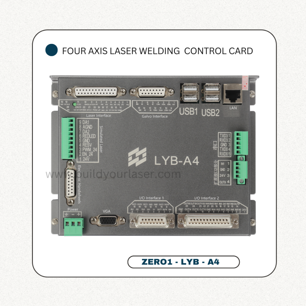 4 AXIS LASER WELDING CONTROL CARD ZERO1-LYB-A4 – Build Your Laser